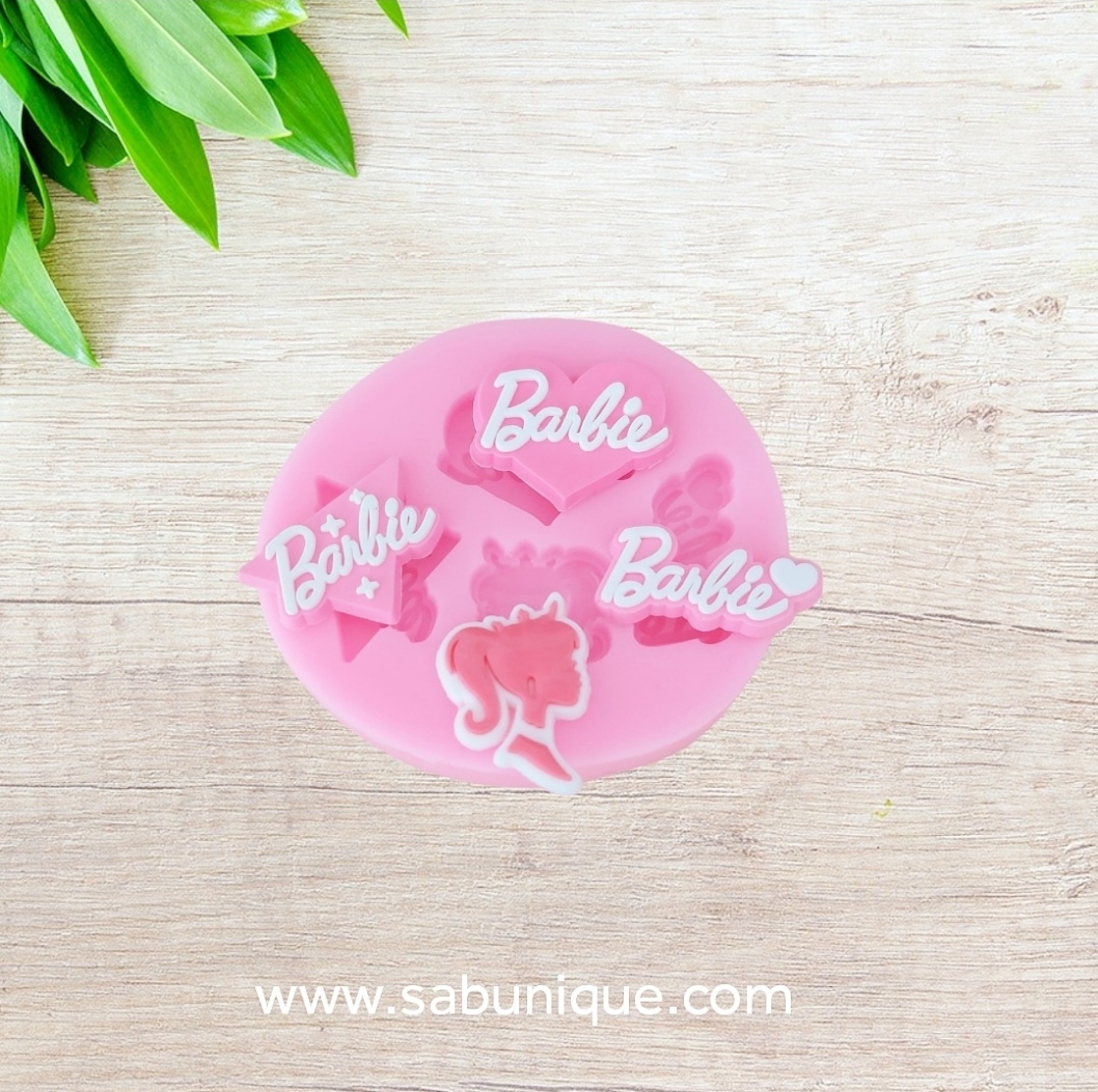 Çoklu Barbie Süsleme Silikon Kalıbı | Sabunique | Silikon Kalıpları ve ...